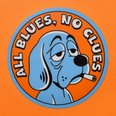 All Blues, No Clues Sticker