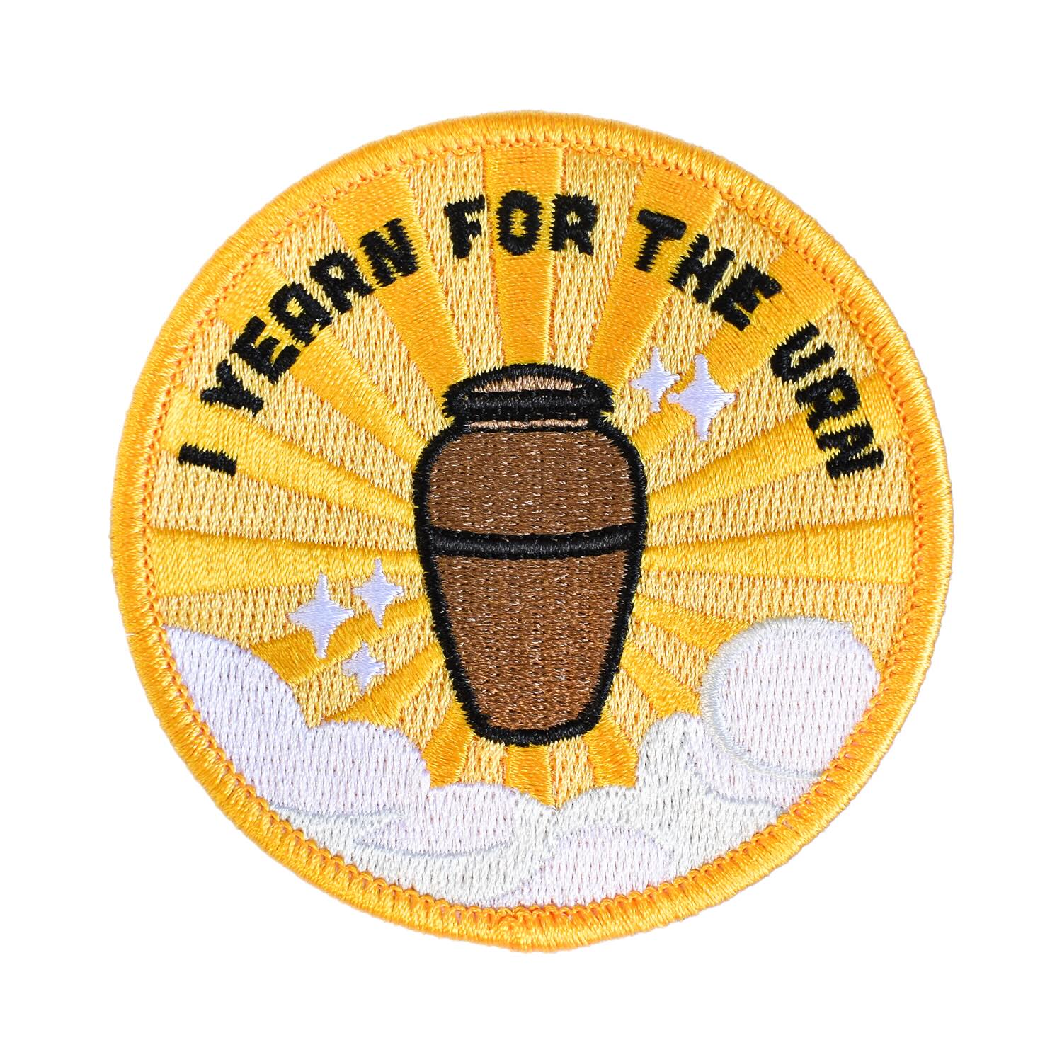 I Yearn for the Urn (Iron-On Patch)